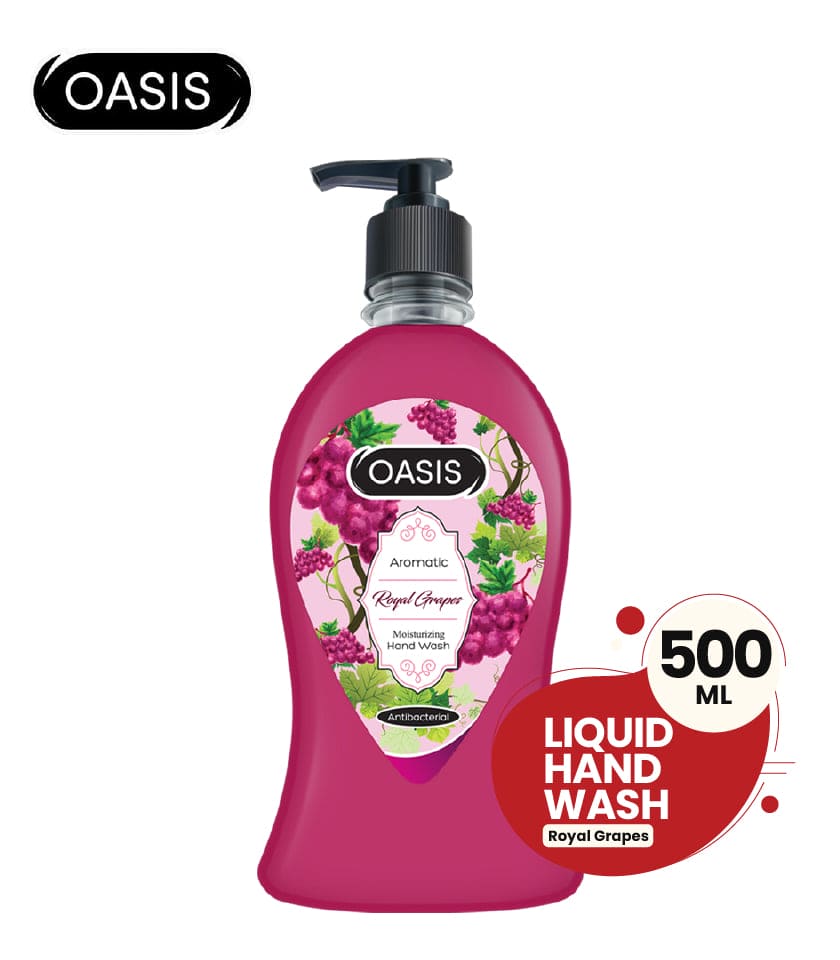 Oasis Liquid Hand Wash Royal Grapes 500ml– jebchaho