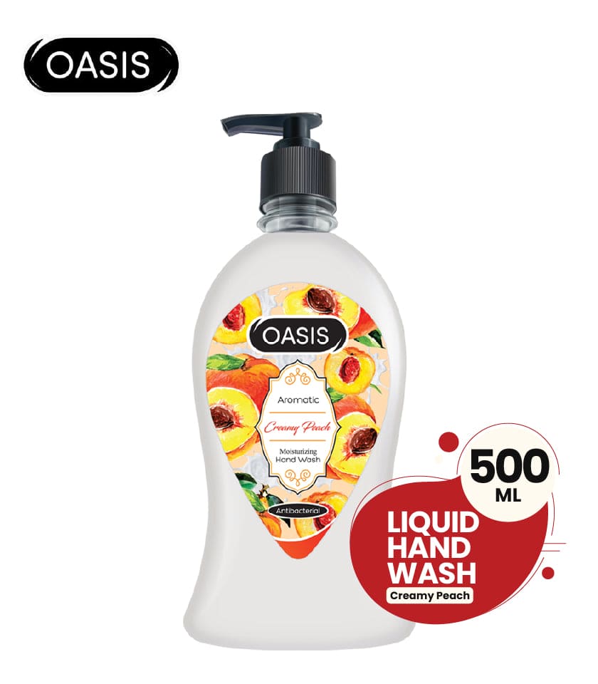 Oasis Liquid Hand Wash Creamy Peach 500ml– jebchaho