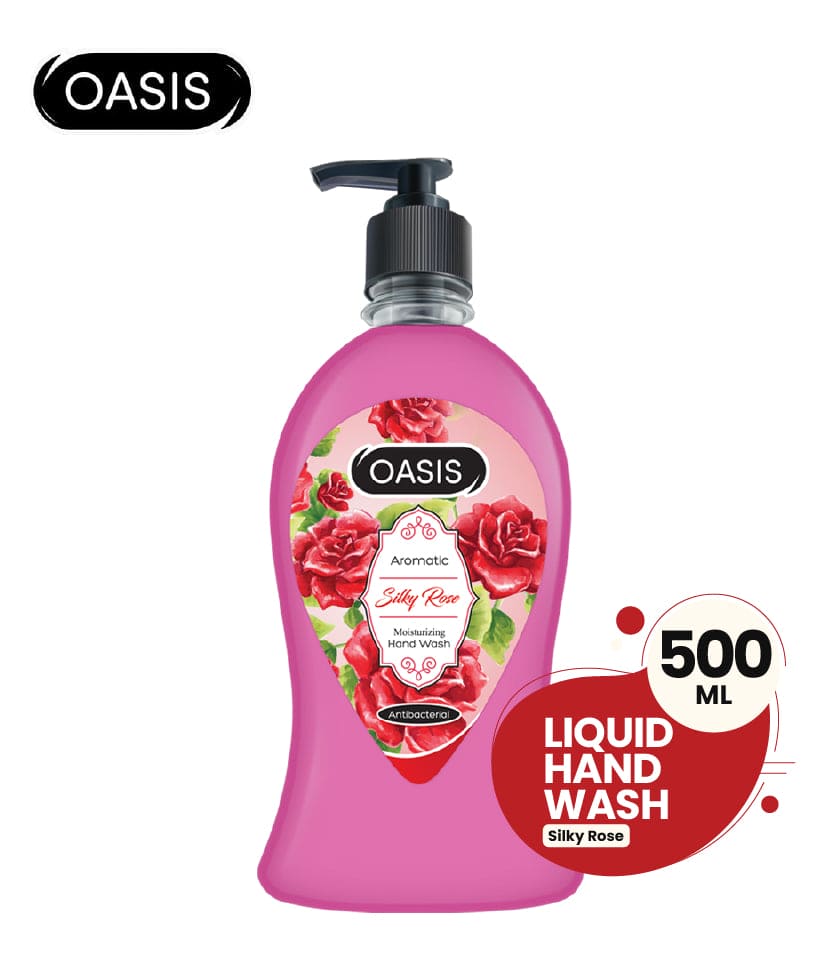 Oasis Liquid Hand Wash Silky Rose 500ml– jebchaho