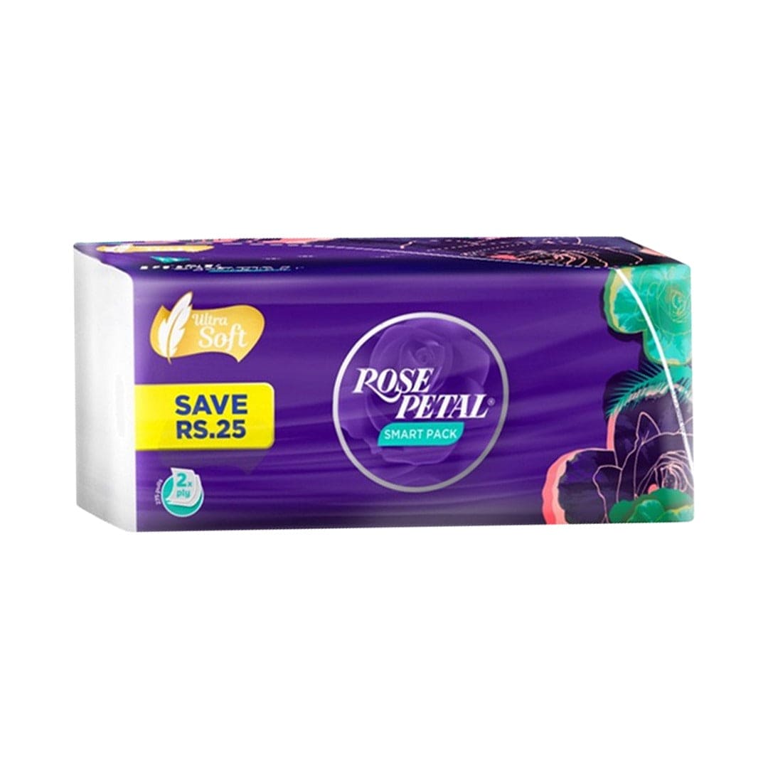 Rose Petal Regular Ultrasoft Facial Tissue - 550s - Soft Pack Rs.25 OF ...